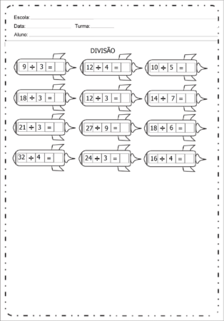 Entendendo Dividendo Divisor resultado e resto, Matemática
